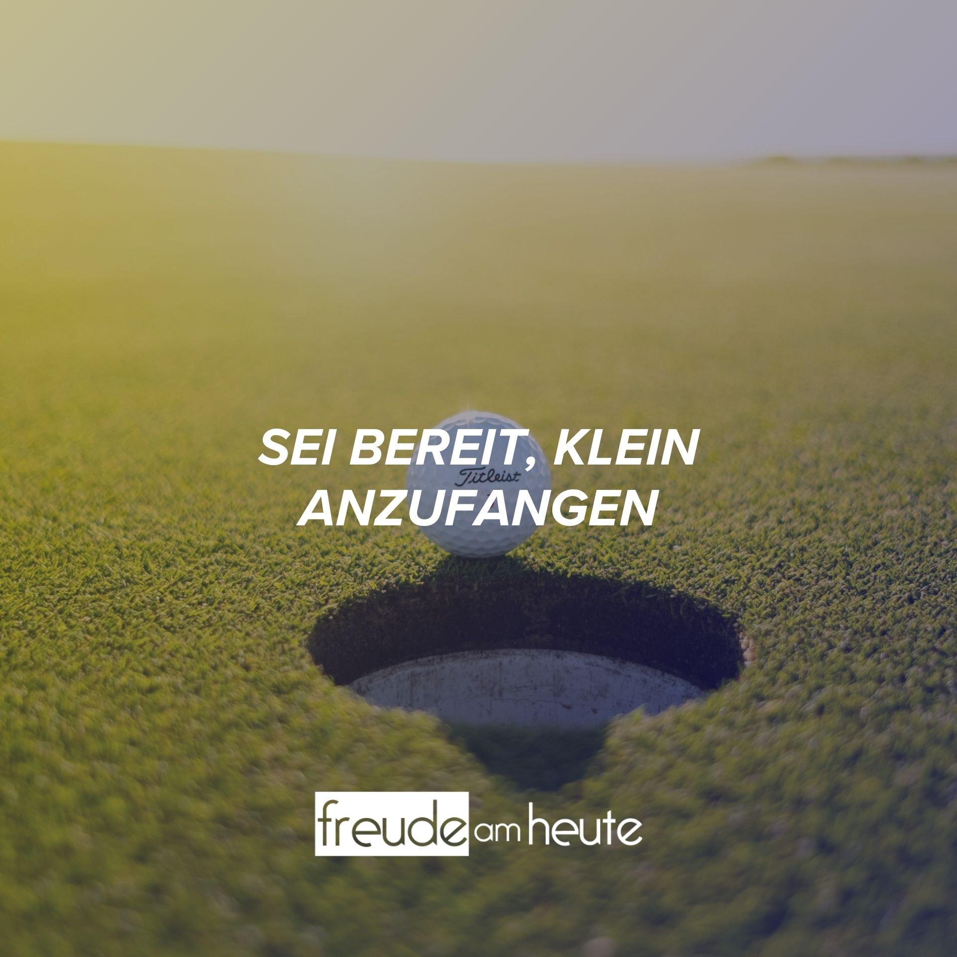 Fange klein an und bewahre dir eine gewinnende Einstellung - Freude am ...